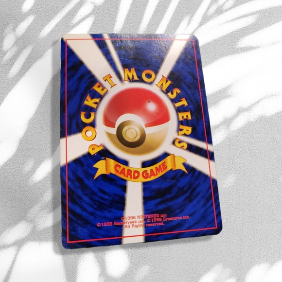 Nintendo | Toys | Vintage Japanese Pocket Monster Pokemon Card | Poshmark